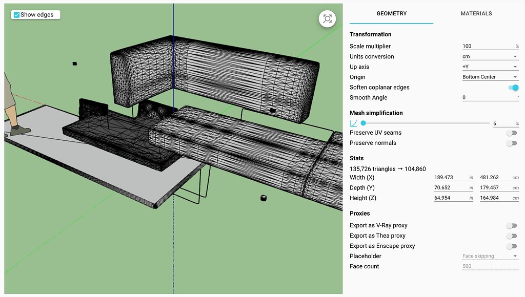 The 3ds explode during mesh simplification - Bug reports - Lindalë forums